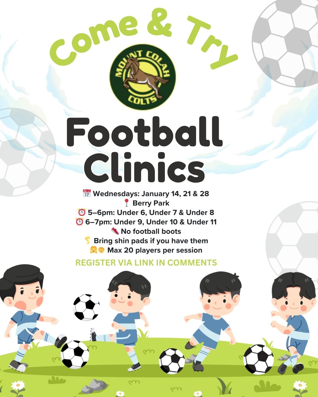Come & Try Football! – Mount Colah Football Club